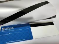 China A4 Size Plastic Card Making Pvc Coated Overlay With Magnetic Stripe for sale