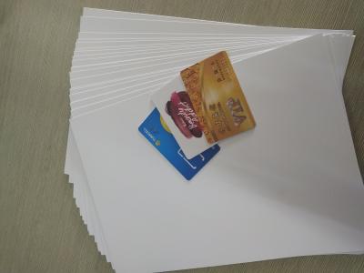China 0.3mm Offset Printable PVC Core Sheet Aging Resistance White Color 915x1830mm for sale