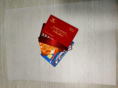 China Polyethylene Terephthalate Coated Overlay For PETG Cards for sale