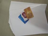 China A3 Size White Inkjet Printing PVC Sheet for Smart Card Production - 40+ Dyne Surface Tension, 15-Day Lead Time for sale