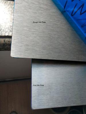 China Smart Card 1.0mm Lamination Steel Plate Fine Silk Finish for sale
