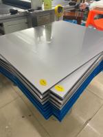 China Ultra Glossy Lamination Steel Plates 0.8mm Thickness PVC Card Material for Laminator for sale