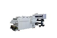 China 600mm Digital DTF Printer with 2 Epson I3200 Printheads and Belt Powder Shaker for T-Shirt Printing for sale