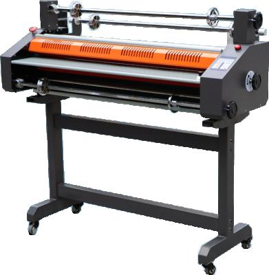China LF1100S Automatic Hot and Cold Laminator Machine 1100mm Wide with LCD Control Panel and Dual Film Compatibility for sale