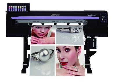 China Mimaki CJV150-107 Desktop Inkjet Printer Cutter with 1090mm Print Width and Silver Ink Technology for sale
