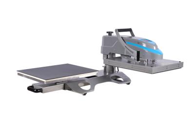 China Manual Swing Away Heat Press Machine with 2.5cm Aluminum Plate and 35kg Force for DTF Printing for sale