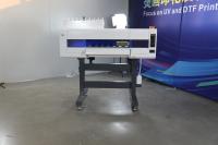 China Fluorescent Ink DTF Tshirt Printer 60cm Width with 9 Colors and Triple Epson I3200-A1 Printheads for sale