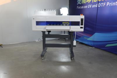 China Fluorescent Ink DTF Tshirt Printer 60cm Width with 9 Colors and Triple Epson I3200-A1 Printheads for sale