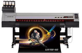 China Mimaki UJV100-160 PLUS UV Roll-to-Roll Printing Machine with 160cm Width and 0.5kW Power Consumption for sale