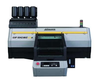 China 30cm UV LED Flatbed Inkjet Printer 1200x1200Dpi MIAMKI UJF-3042MkII EX E for sale