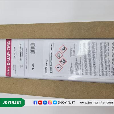 China Roland D-UAP-7 UV Curable Ink for UG-642 Printer 220ml CMYKW Gloss for sale