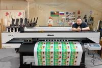 China JV200-160 Eco Solvent Inkjet Printer 1610mm Print Width 1200DPI Resolution 17.0 m²/h Speed for sale