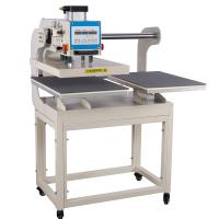 China JOYINJet Pneumatic Double-Station Heat Press Machine 40x40cm 60x40cm 70x50cm Infrared Positioning Up-Sliding T-Shirt Sublimation for sale