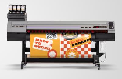 China Mimaki UJV100-160Plus 64 inch UV LED Printer with White and Clear Ink Capability for sale