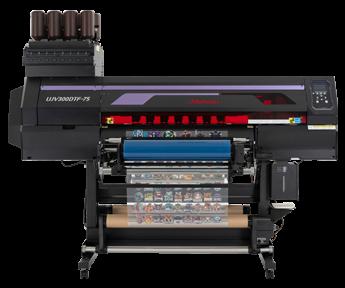 China Mimaki UJV300DTF-75 Industrial UV-DTF Printer 640mm GREENGUARD Gold Inks 1200dpi for sale
