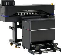 China JOYINJET JN-702+VH2 DTF Printer with 2PCS Epson I3200-A1 Printheads 615mm Max Print Width and VH2 Vertical Automatic Powder Shaker Dryer for sale