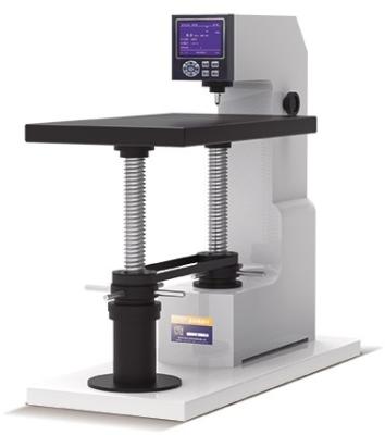 China Enlarged Work Table Digital Rockwell Hardness Testing Machine with Max Height 320mm for sale