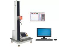 China Computer Software single column tensile testing machine max capacity 5KN Stroke 850mm for sale