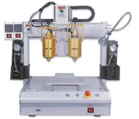 China LT-441PUR hot melt glue double-head dispensing machine with maximum speed 400 mm/s for sale
