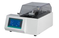 China Gravity Feed Low Speed Precision Cutting Machine HQG-200B with Cutting Capacity 50mm for sale