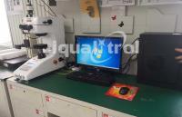 China Auto Turret Touch Screen Vickers Hardness Testing Machine With USB Interface / Halogen Lamp for sale