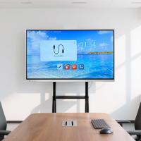 China 55 65 75inch Touch Screen Interactive LED Panel Dual Operating System Smart Board Interactive Whiteboard for sale