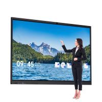 China 55 Inch Smart Board Interactive Smart Board 4k  Interact Led Panel Electronic Touch Screen Digital Flat Interactive Whiteboard for sale