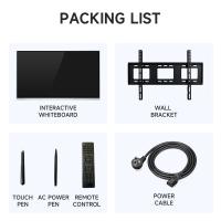 China 55 Inch Smart Board Interactive Smart Board 4k  Interact Led Panel Electronic Touch Screen Digital Flat Interactive Whiteboard for sale