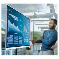 China 2025 Top Mobile Smart Board 4k Screen Interactive Flat Panel 75-inch Led Multi-touch Dual System Digital Display Whiteboard for sale
