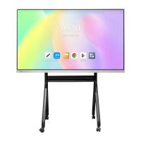 China Movable HD Interactive Electronic Smart Board Multi Points Touch Screen Whiteboard for Teaching for sale