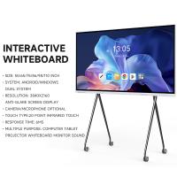 China Touch Screen LCD Display Meeting Room Digital Interact Smart White Board Interactive Whiteboard for Classroom School Teching for sale