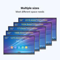 China Whale Screens 86 98 110 Inch All in One Conference Machine 20 Points Touch Screen Smart Board Electronic Interactive Whiteboard for sale