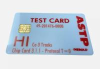 China Diebold Nixdorf Hi-Co Test Card ASTP 49201476000B – OEM Magnetic Stripe Card for sale