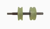 China Rubber Metal Gfb800 1154-T027 Banknote Counter Upper Roller ATM Spare Parts for sale