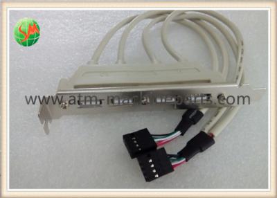 China Metal ATM Spare Parts NCR 66xx Talladega Dual PC Core Cable 4 USB Port for sale