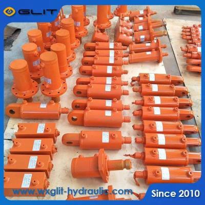 China Steel Welded Hydraulic Cylinder Orange Long Stroke 4000mm Hydraulic Ram for sale
