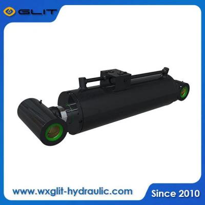 China 2-6 Stages Hydrocylinder Engineering Alloy Steel Excavator Thumb Cylinder 2500psi for sale