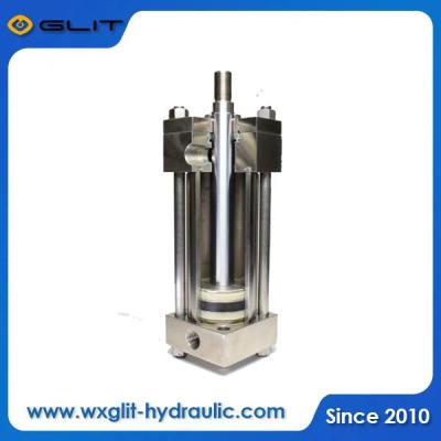 China Stainless Steel Hydraulic Cylinder 90-220mm Bore Micro Honed Engine Crane Cylinder for sale