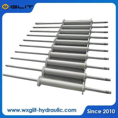 China Double Rod End Carbon Steel Double Acting Telescopic Hydraulic Cylinder 350 Bar for sale