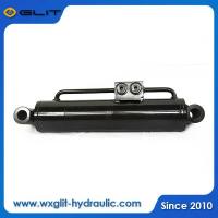 China Double Acting Hydraulic Cylinder 2-4 Stage 350 Bar Mineral Hydraulic Oil Piston Rod for sale