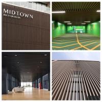 China 2.9m Black Nano Sheet 3D Insulated Slat Wood WPC Wall Panel for Indoor Decoration for sale