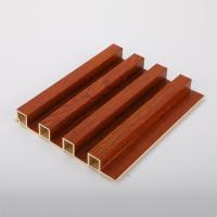 China Decorate Your Walls with Slat Interiored Nano PVC Wood Effect Indoor Fluted Wall Panel for sale