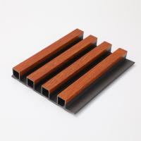 China Decorate Your Walls with Slat Interiored Nano PVC Wood Effect Indoor Fluted Wall Panel for sale