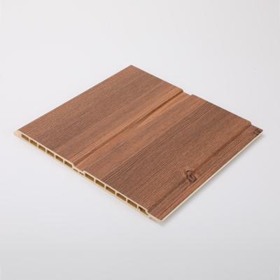 China Decorate Interior Panels with Slat Interiored Nano PVC Wood Effect Fluted Wall Panel for sale