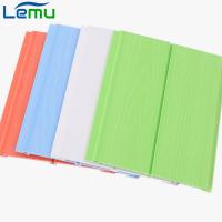 China Decorate Interior Panels with Slat Interiored Nano PVC Wood Effect Fluted Wall Panel for sale