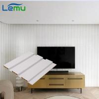 China Indoor Fluted Wall Panel Marmol Decorate Interior Panels for Wall Decoration PVC Bamboo for sale