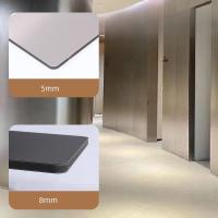China Eco-Friendly Bamboo Charcoal Board PVC Mirror Wall Panel for WPC Building Material for sale