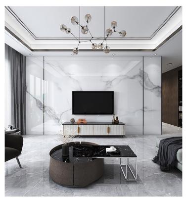 China Marble Bamboo Charcoal Board Veneer WPC Wall Panel for Project Solution Capability for sale