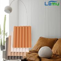 China Slat Interiored Nano PVC Wood Effect Indoor Fluted Wall Panel for Wall Decoration for sale