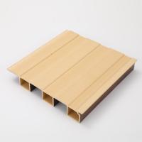China Nano PVC Wood Effect Indoor Fluted Wall Panel for Moisture-Proof Interior Decoration for sale